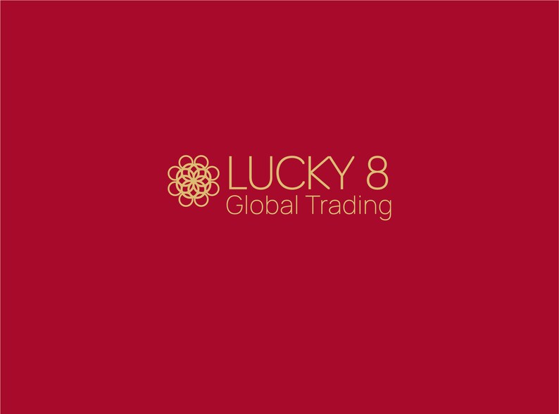 Lucky 8 Logo Chinese Number Eight Tradition Luck Fortune Prosperity ...