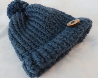 Hand knit hat | Etsy