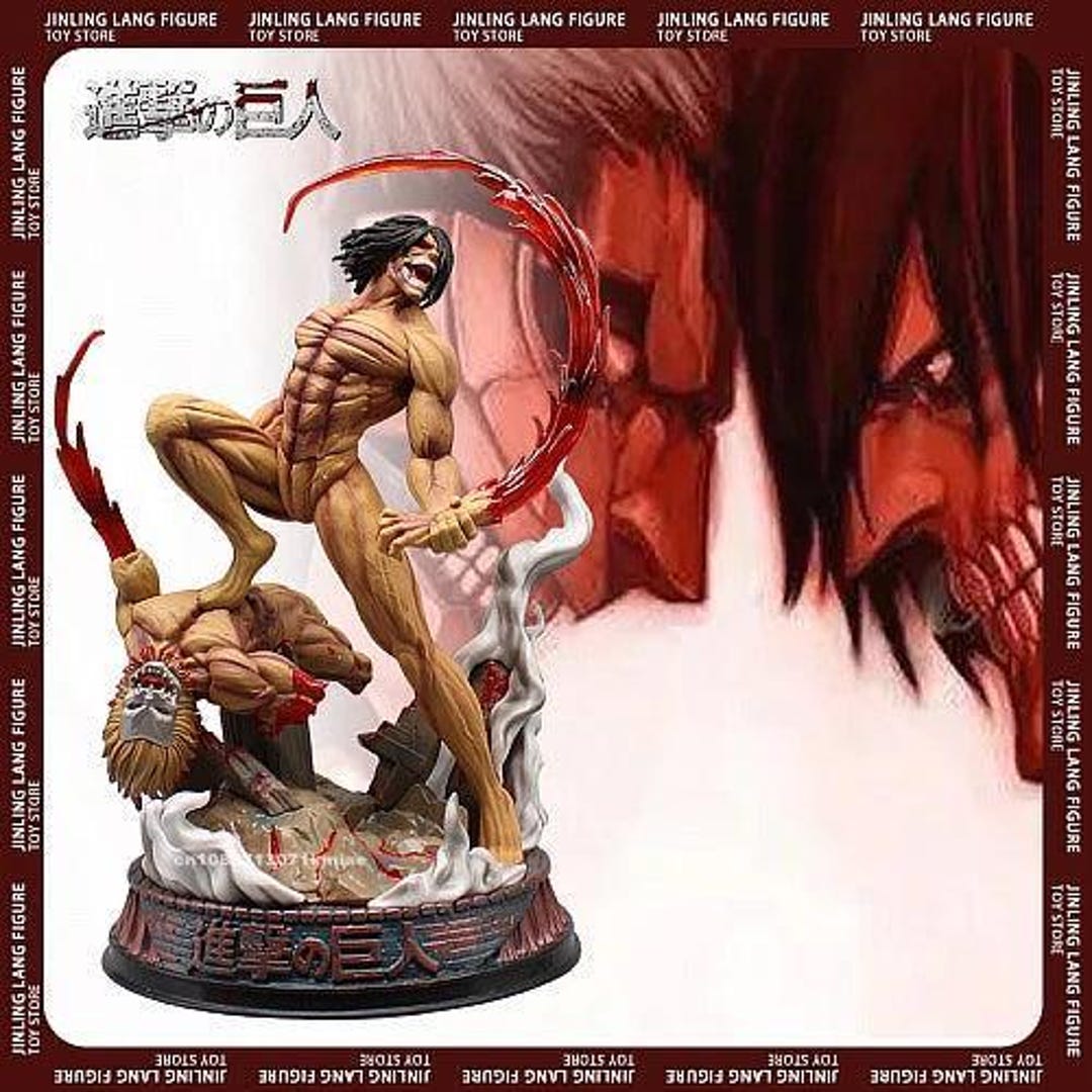 New Attack On Titan Anime Figure The Armored Figures 29cm Titan Eren
