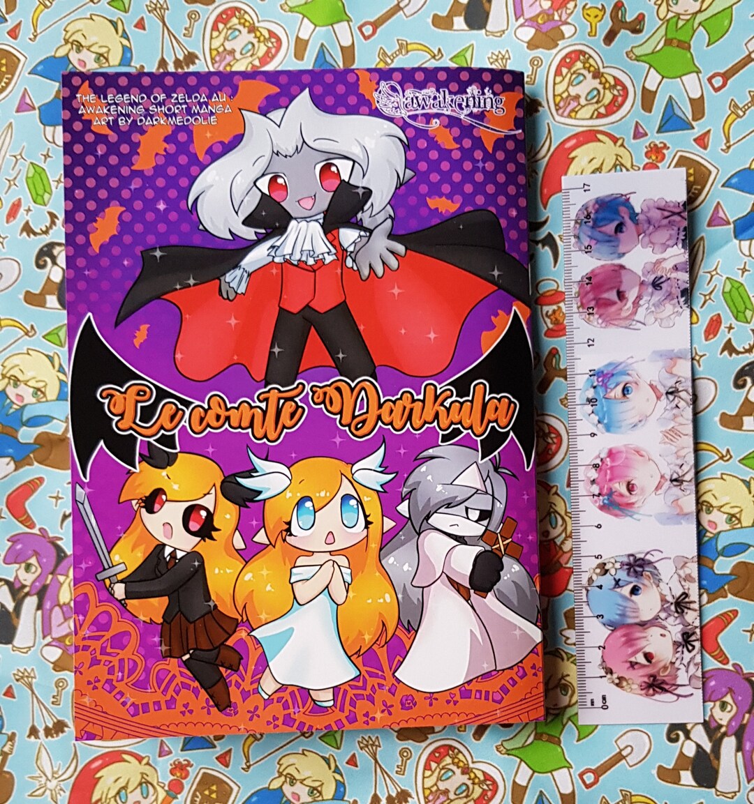 Doujinshi Fanzine Manga count Darkula French - Etsy