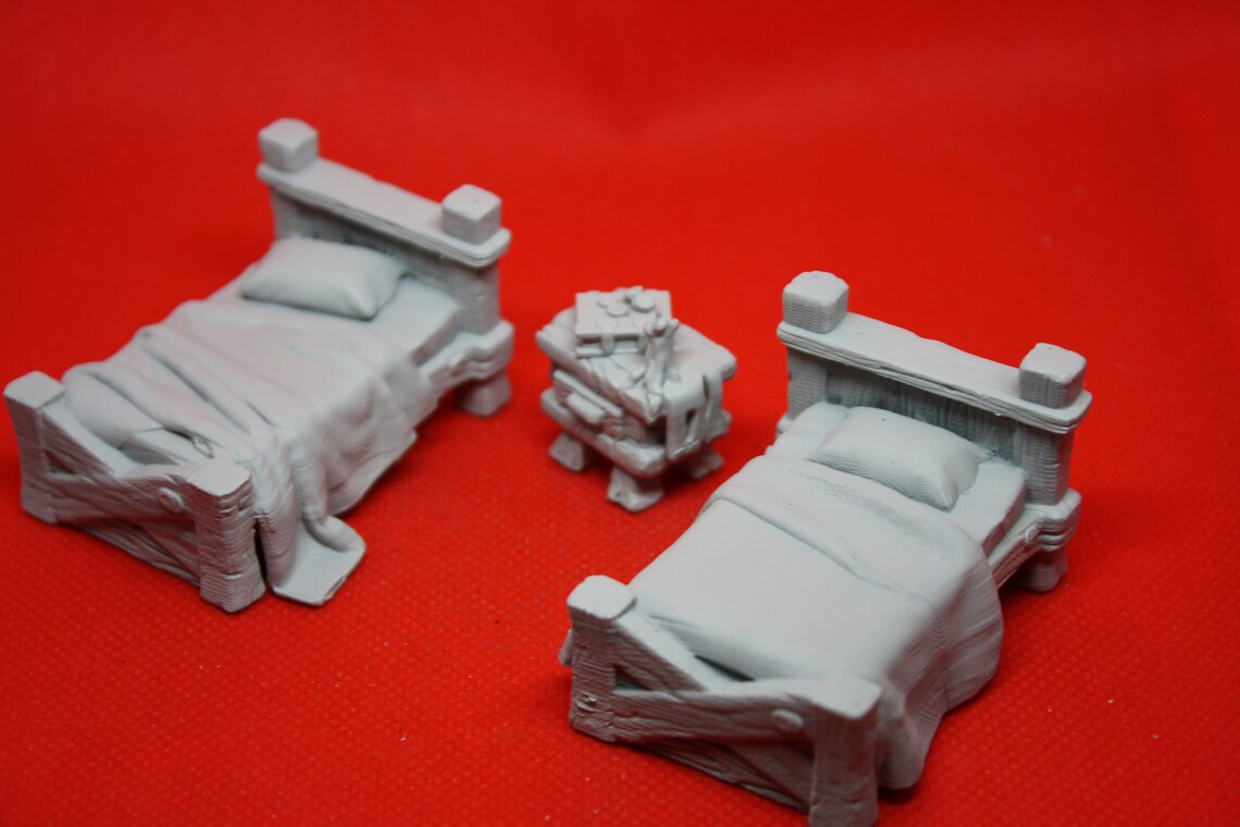 Bedroom Set Dungeons and Dragons, Pathfinder, Tabletop Gaming 28mm ...