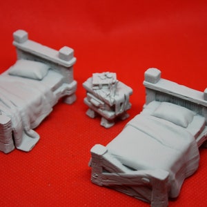 Bedroom Set Dungeons and Dragons, Pathfinder, Tabletop Gaming 28mm ...