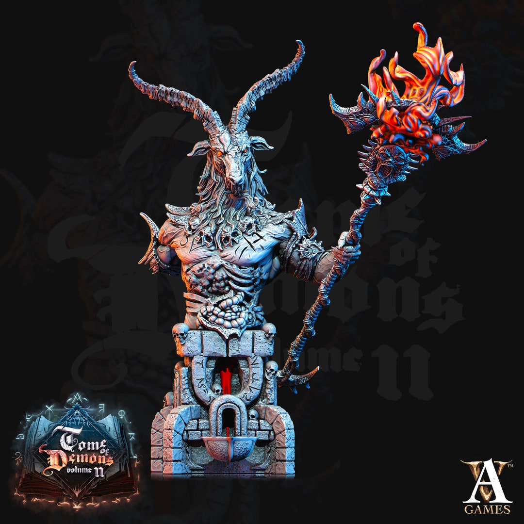 Adramal Senschal of Orcus Bust Archvillian Games Dungeons and Dragons ...