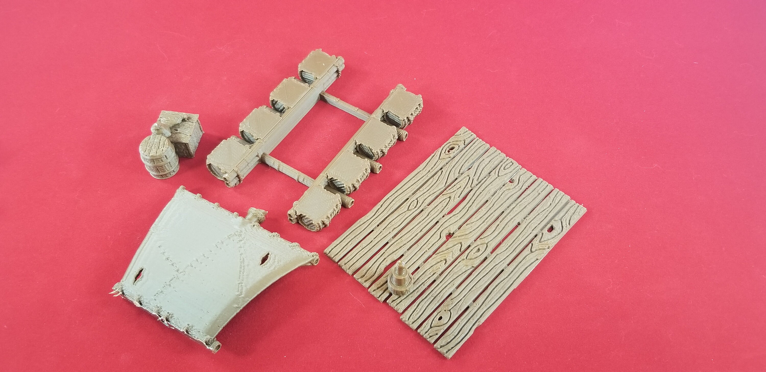 Pirate Raft River Raft Barrel Raft Wargames Tabletop Scenery - Etsy