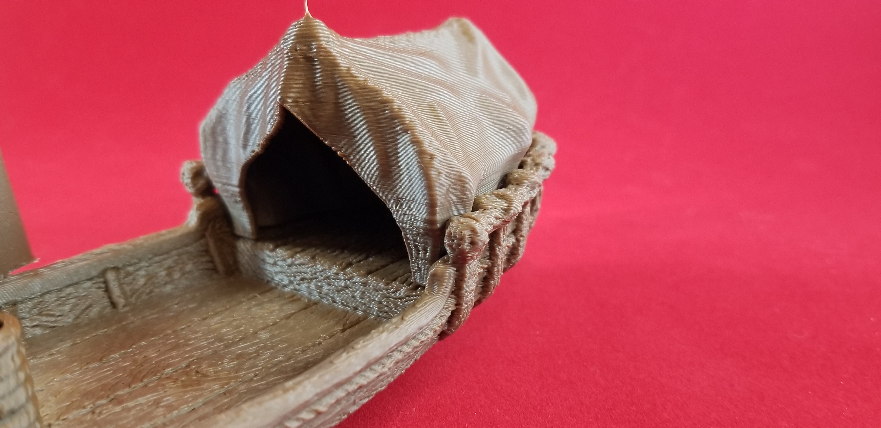 Modular Skiff Boat/ship Dnd Boat Wargames Tabletop Scenery 3D | Etsy