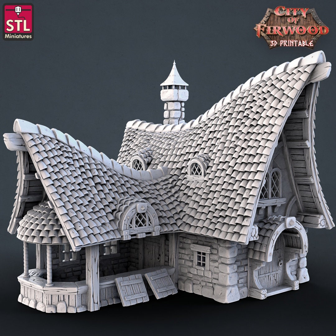 City of Firwood General Store – 3D Printed 28mm Tabletop Terrain - Etsy