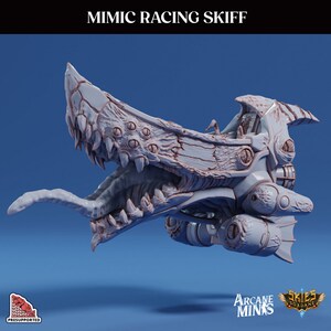 Mimic Racing Skiff - 28mm/32mm/35mm Version Arcane Minis - Skies of ...