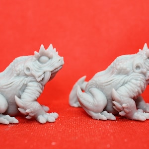 28mm Slurk Miniatures Set of 2 Giant Frogs for Dungeons and Dragons ...