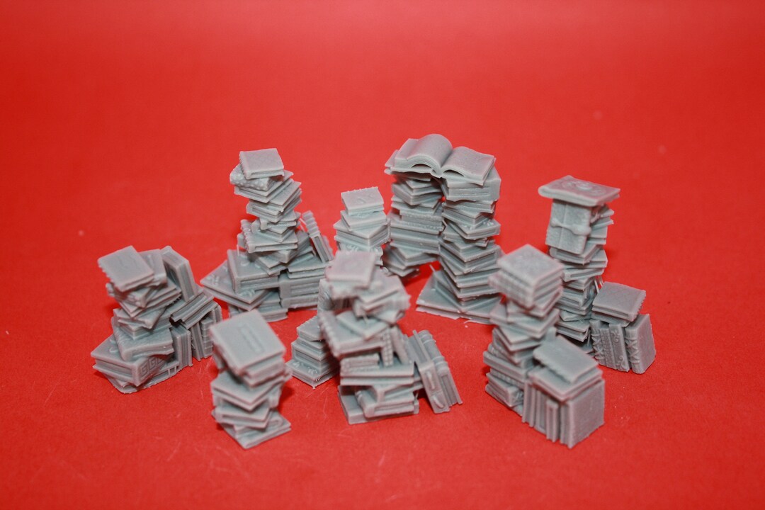 Stacks of Books Library Wizard Set of 8 Dungeons and Dragons ...