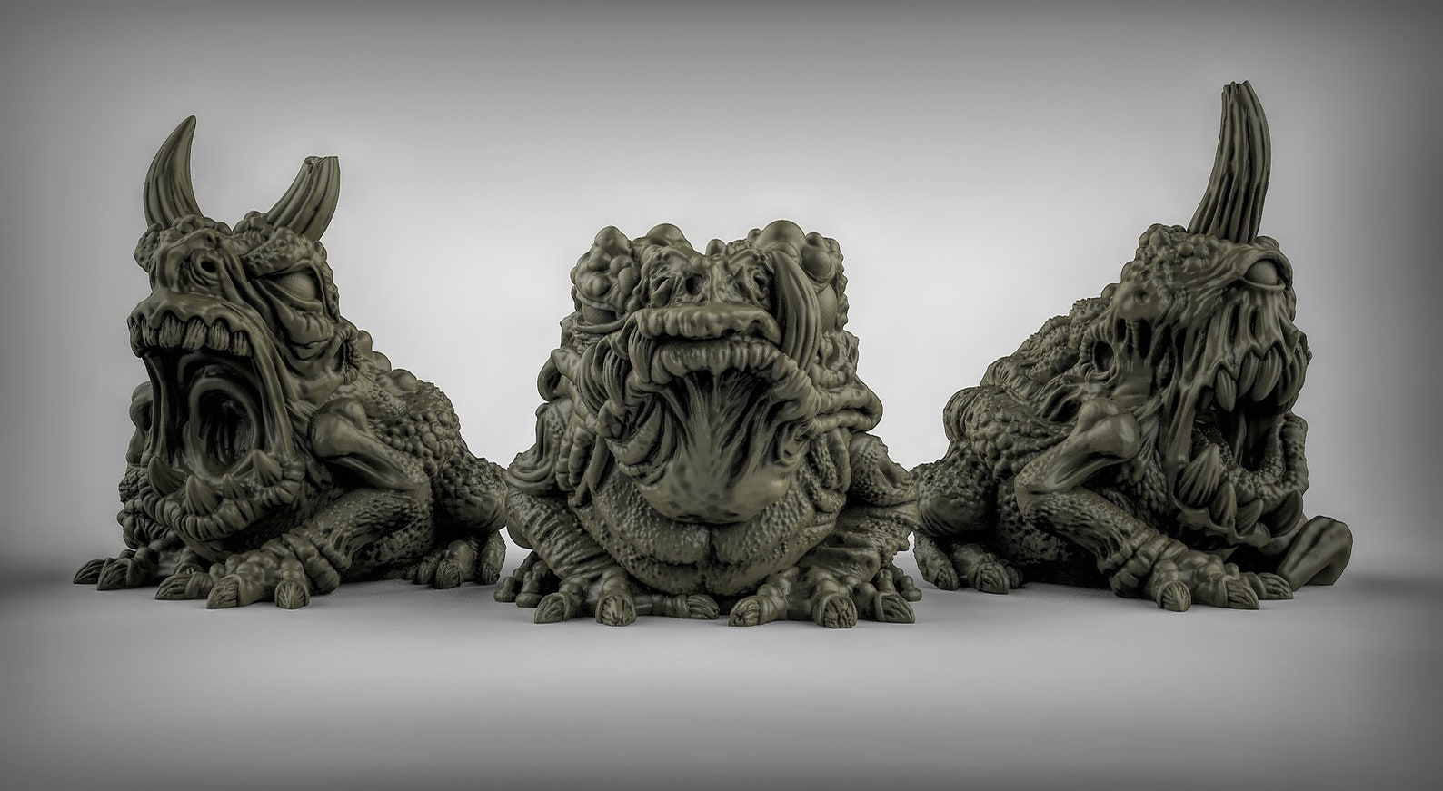 28mm Plague Toads Miniatures for Dungeons and Dragons | Etsy