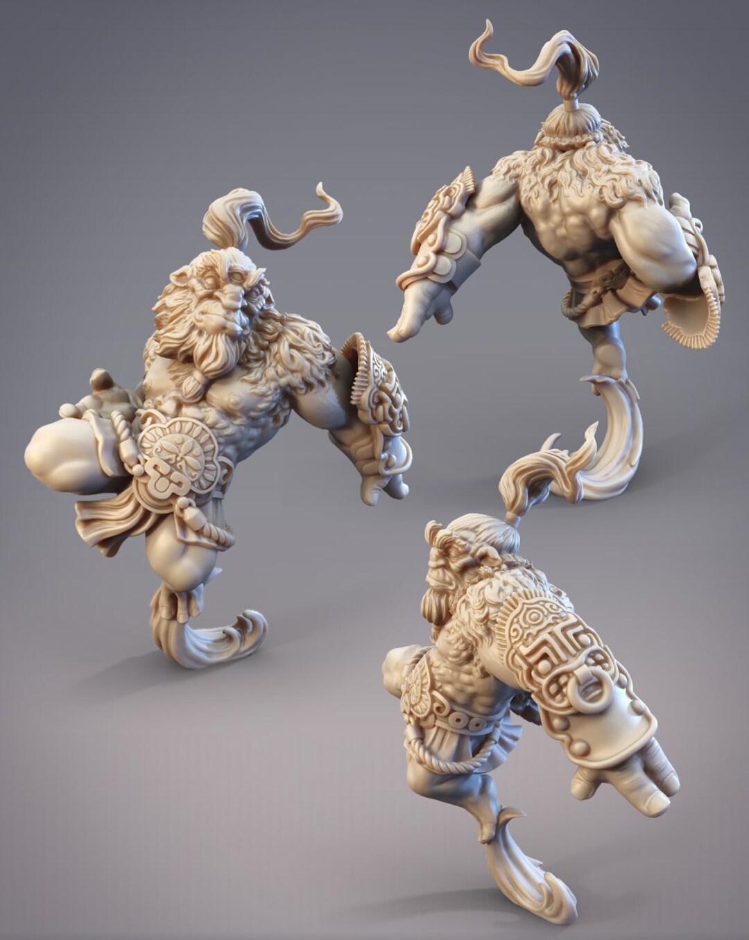 Jinhua, Xueren Acolyte, 3 Eyed Yeti Dungeons and Dragons/ RPG /resin ...