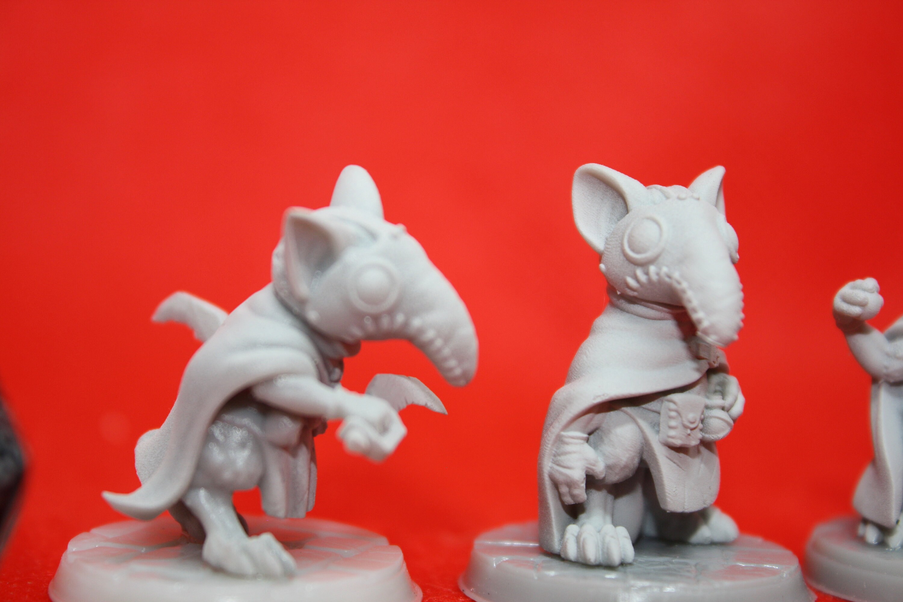 28mm Mousling Plague Doctors Miniatures Set of 3 for Dungeons | Etsy