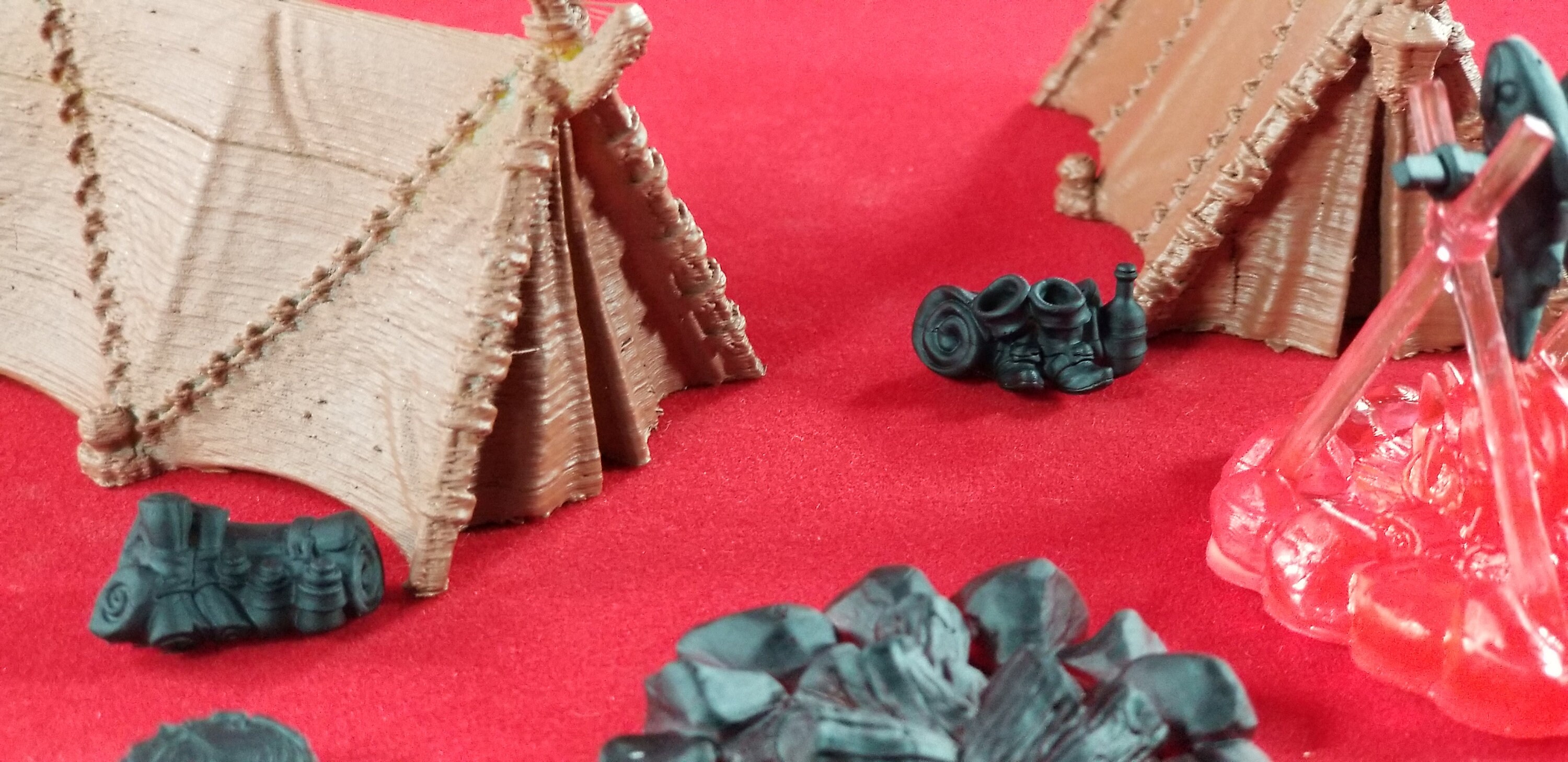 Adventurers' Camp Terrain RPG Minis for Dungeons & | Etsy