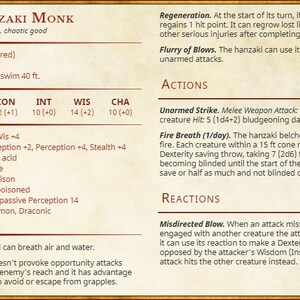 Hanabi, the Hanzaki Ninja (firebreather), Salamander Samurai Dungeons ...