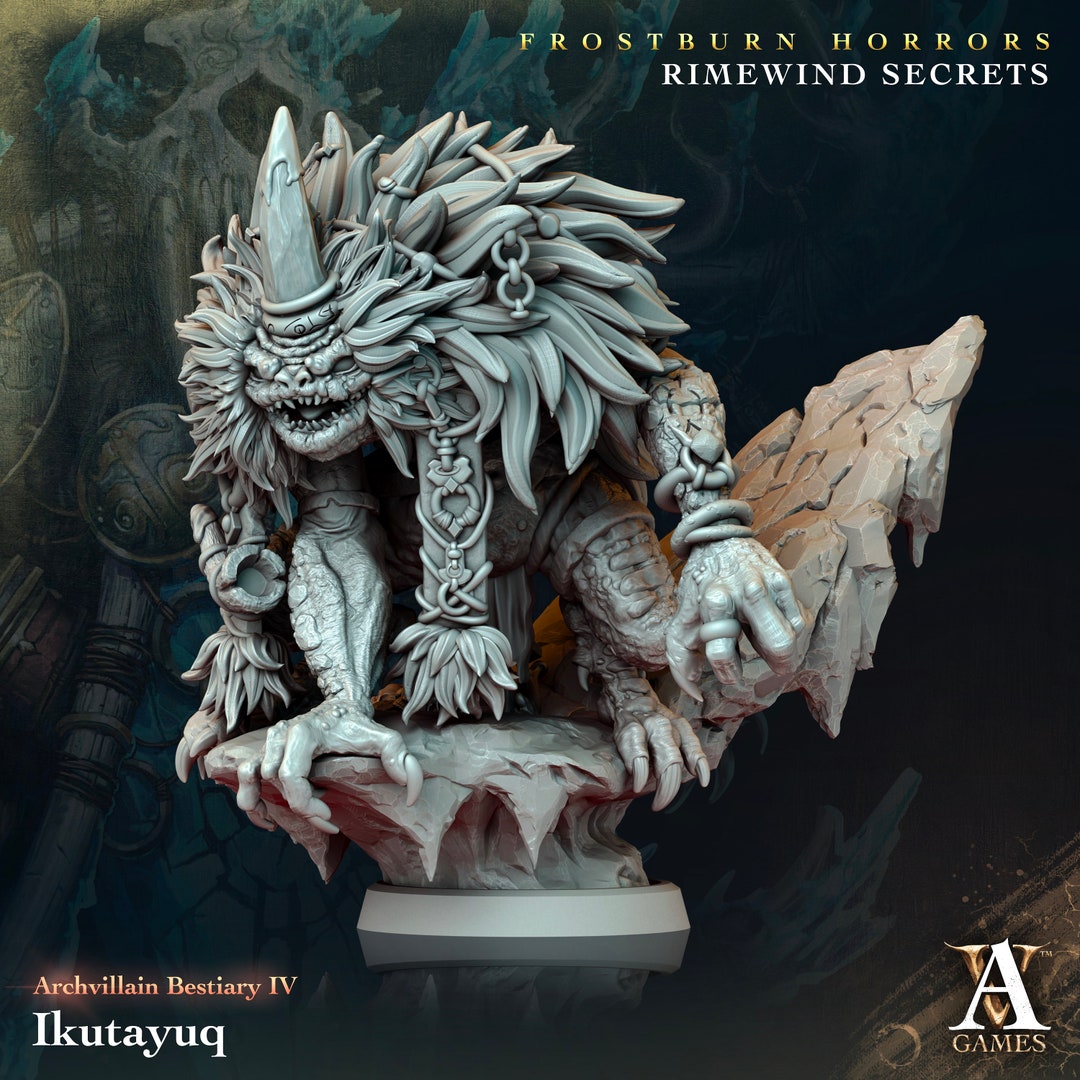 Ikutayuq - 25mm Base Archvillain Beastiary Vol 4---32mm • 3D Printed ...