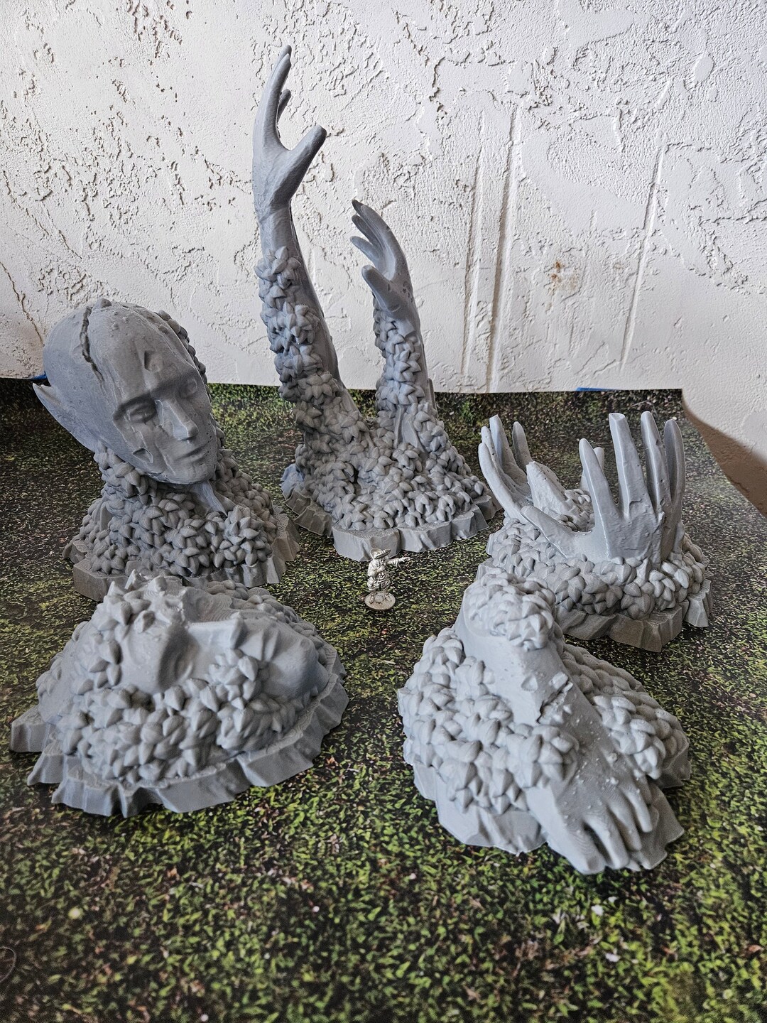 HUGE Ancient Elven Ruins Plant and Rocks Terrain Set of 5 Dungeons and ...