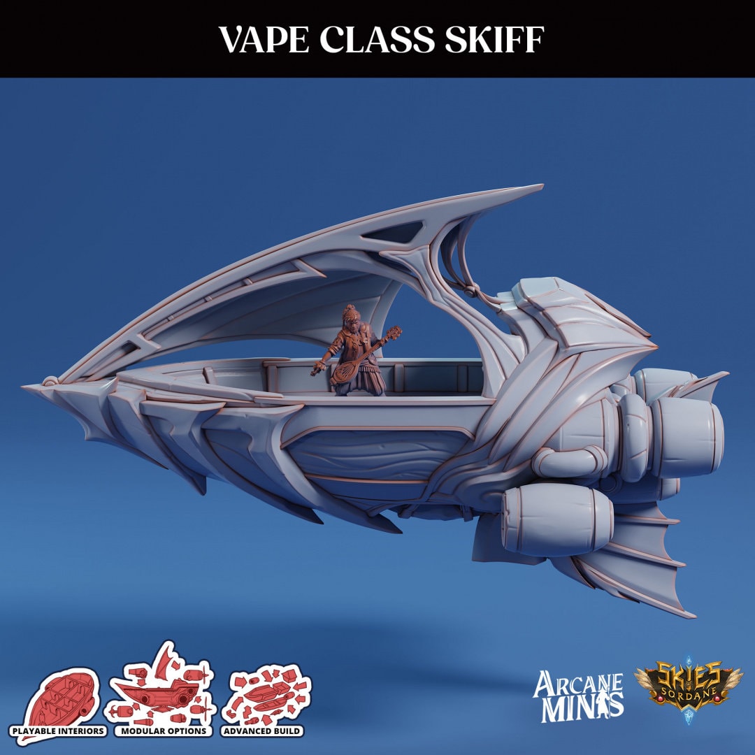 Vape Class Racing Skiff - 28mm/32mm/35mm Version Arcane Minis - Skies ...