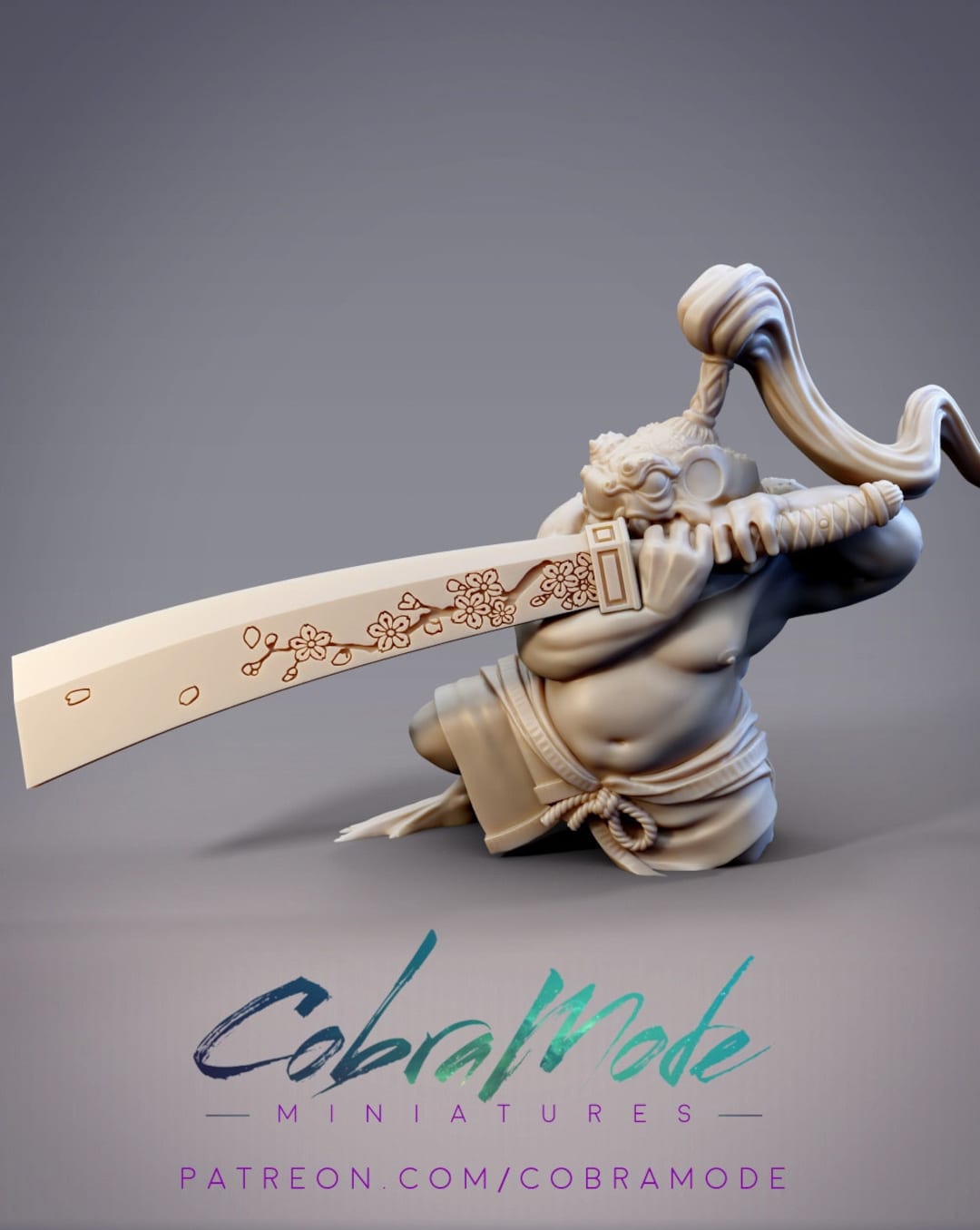 Hikiyori - Hikiga Swordsman, Ogre Frog Samurai Dungeons and Dragons ...