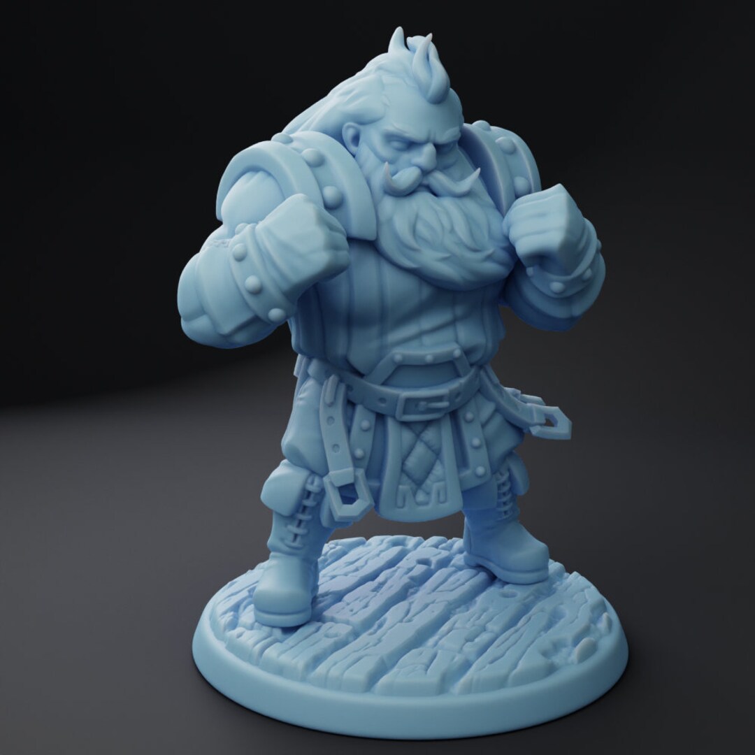 Storgen the Dwarven Monk Oaken Hollow Heroes 32mm Dungeon and Dragons ...