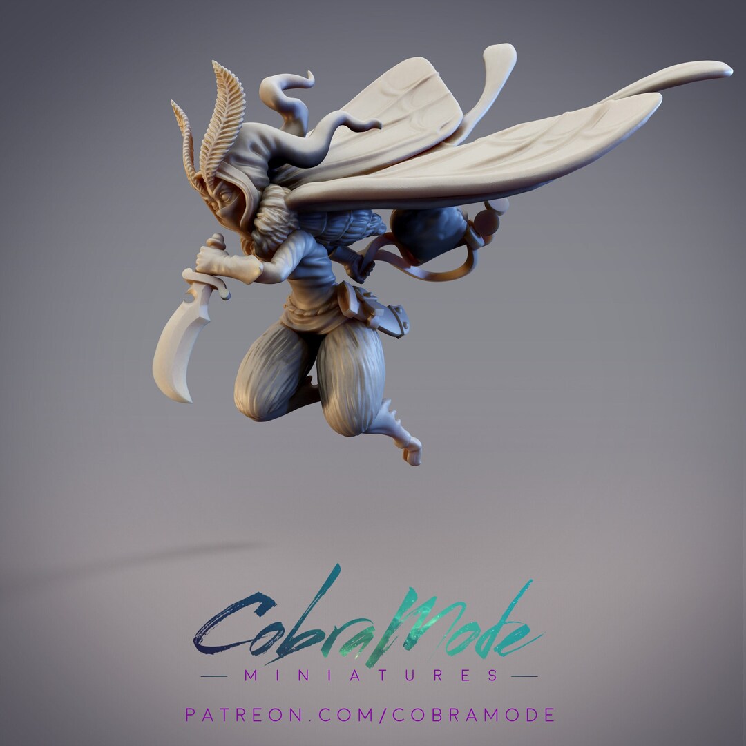 Axenus, Noctuoidea Moth Rogue, Cobramode Dungeons and Dragons/ RPG ...