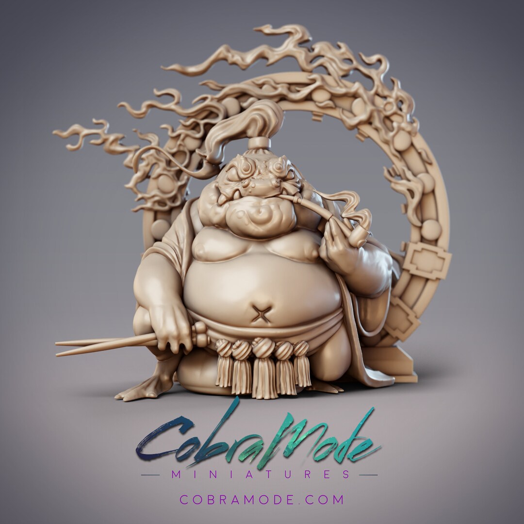 Tozen, Hikiga Spirit Binder, Ogre Frog Samurai Dungeons and Dragons ...