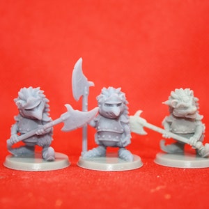 28mm Hedgehog With Halberds Miniatures Set of 3 for Dungeons and ...