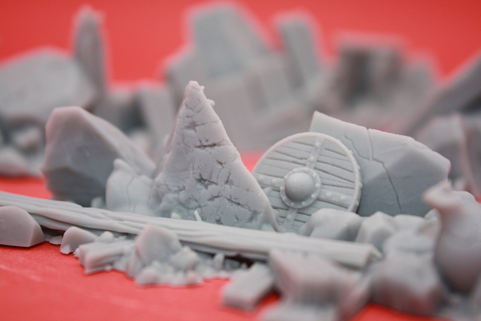 Urban Rubble Piles, Resin 28mm Tabletop Terrain (set of 6) - Etsy