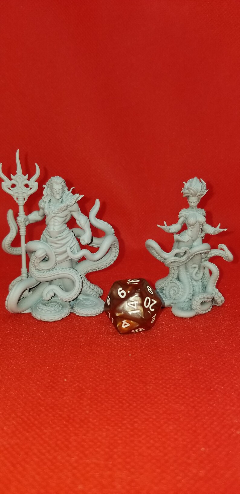Cecaelia Male and Female Resin Miniature for D&D Dungeons - Etsy