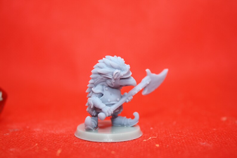 28mm Hedgehog With Halberds Miniatures Set of 3 for Dungeons | Etsy