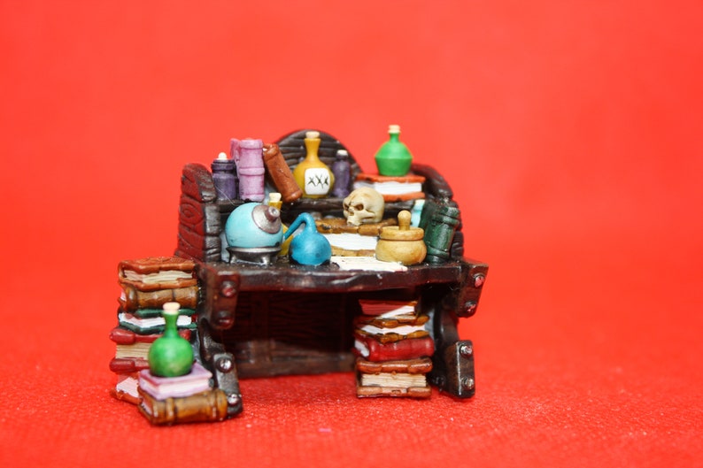Fantasy Props Alchemists Table Set Dungeons and Dragons - Etsy