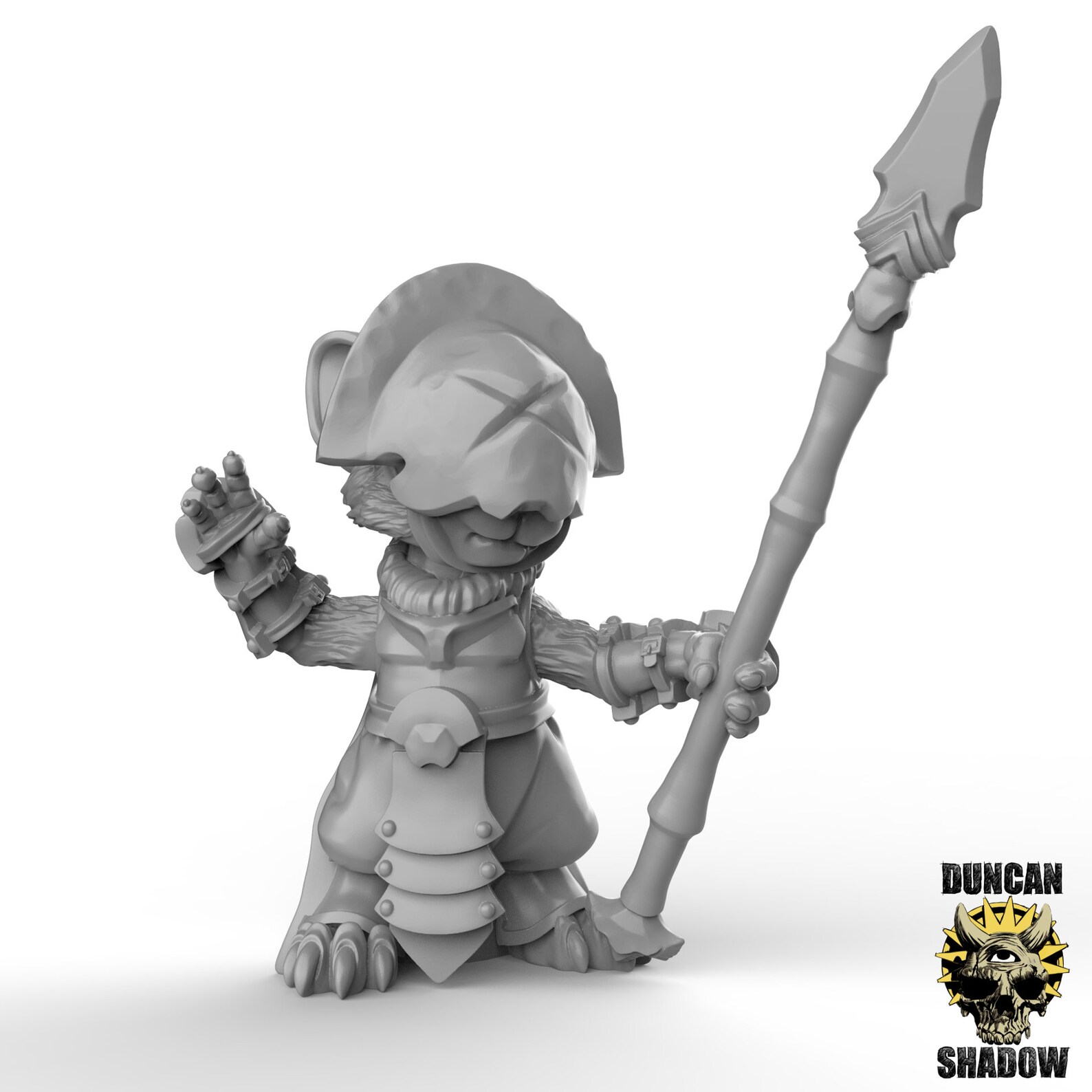 28mm Mousling Cultist Spears Miniatures Set of 3 for Dungeons and ...