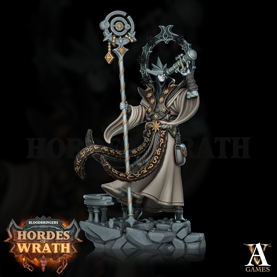 Arvad Esperidion 32mm • Mage • 3D Printed Fantasy Miniature • D&D ...