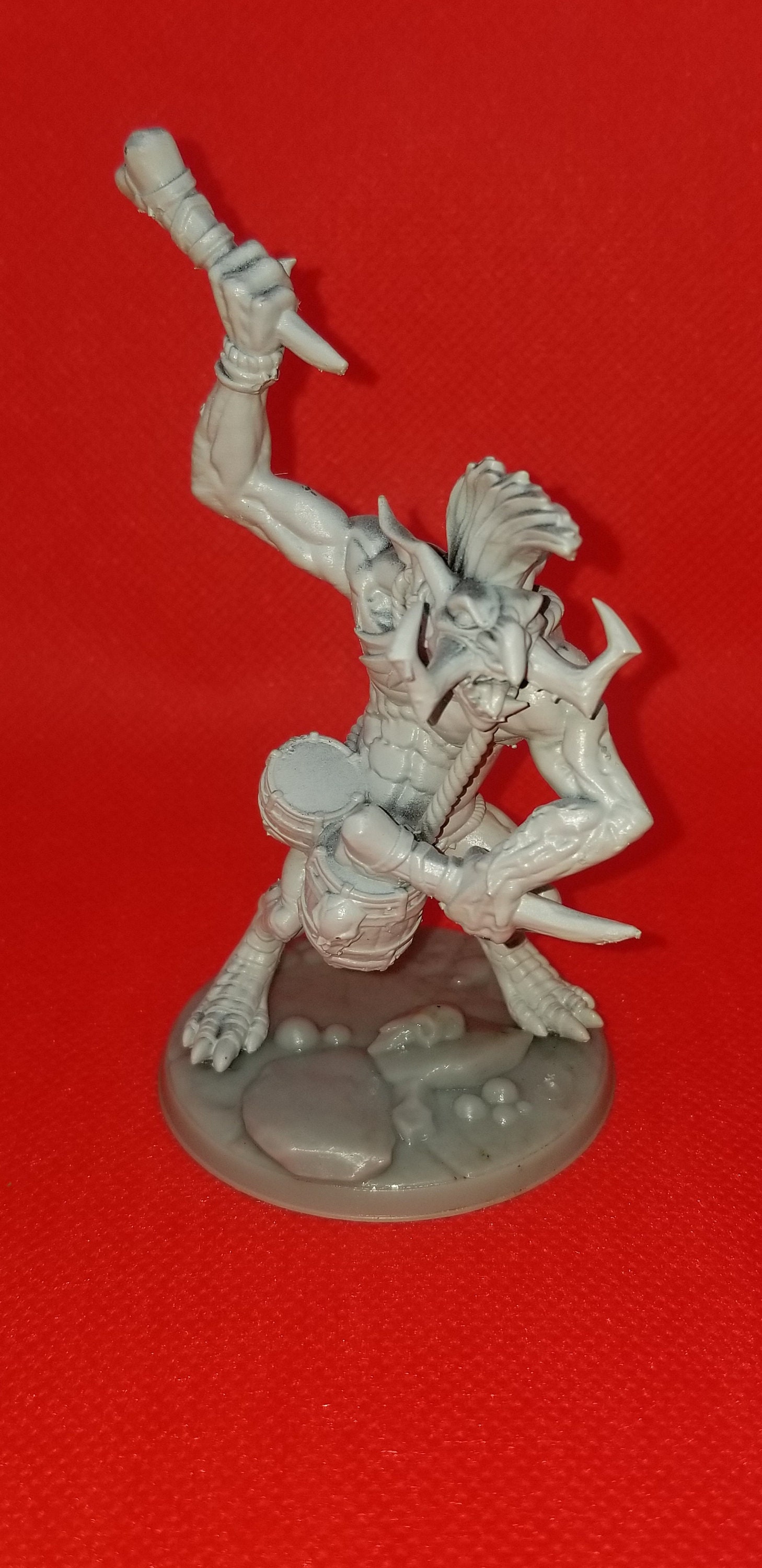 Rumpu the Troll Drummer Troll Resin Miniature for D&D - Etsy