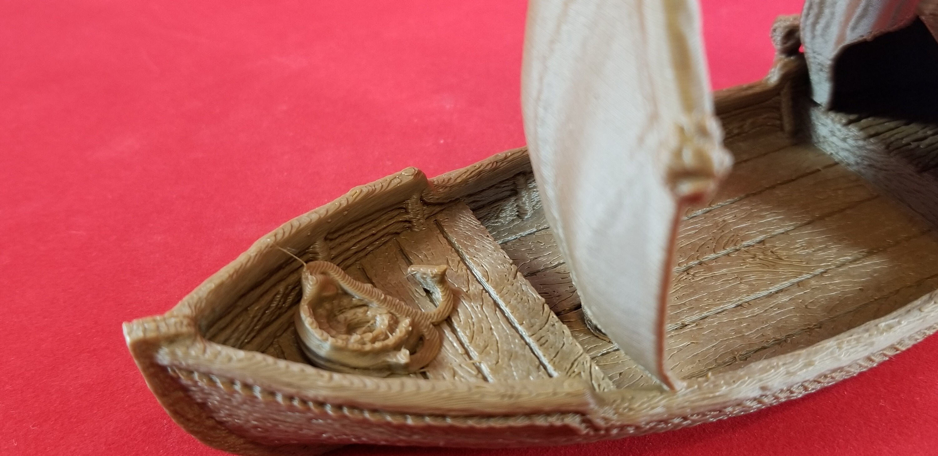 Modular Skiff Boat/ship Dnd Boat Wargames Tabletop Scenery 3D | Etsy