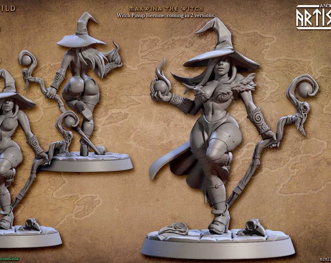 Solaria Fantasy Pin-up 3D Printed Resin Miniature Tabletop - Etsy