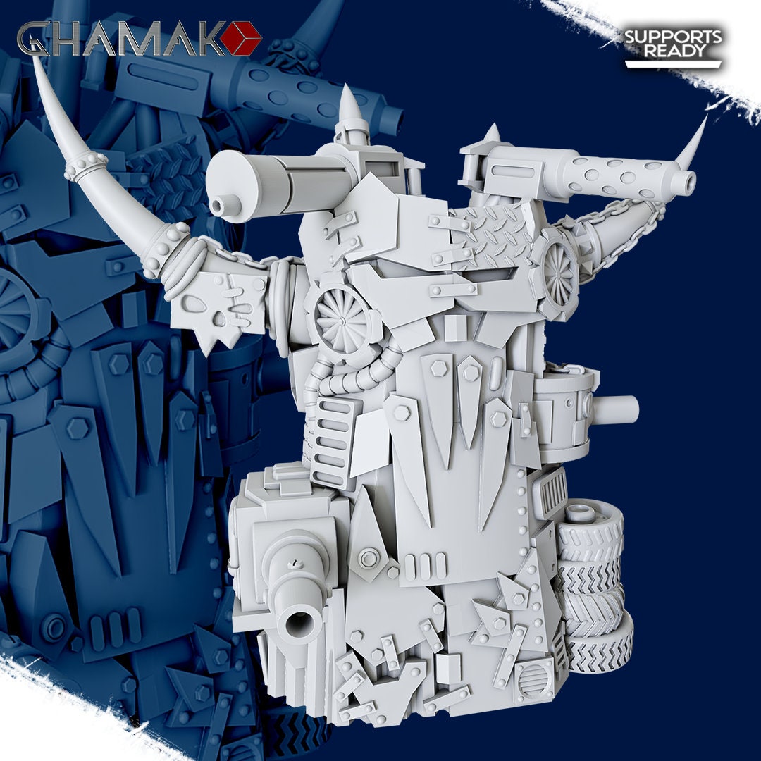 Ork Boss Bunka, Bunker, Table Top Gaming RPG Dungeons and Dragons 486 ...