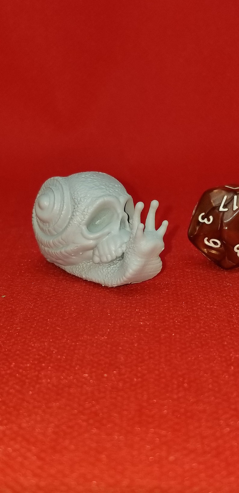 Giant Snail With Skull Shell Resin Miniature Dungeons and - Etsy Australia