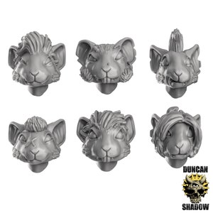 28mm Build a Mouse Miniatures Modular Set of 7 for Dungeons and Dragons ...