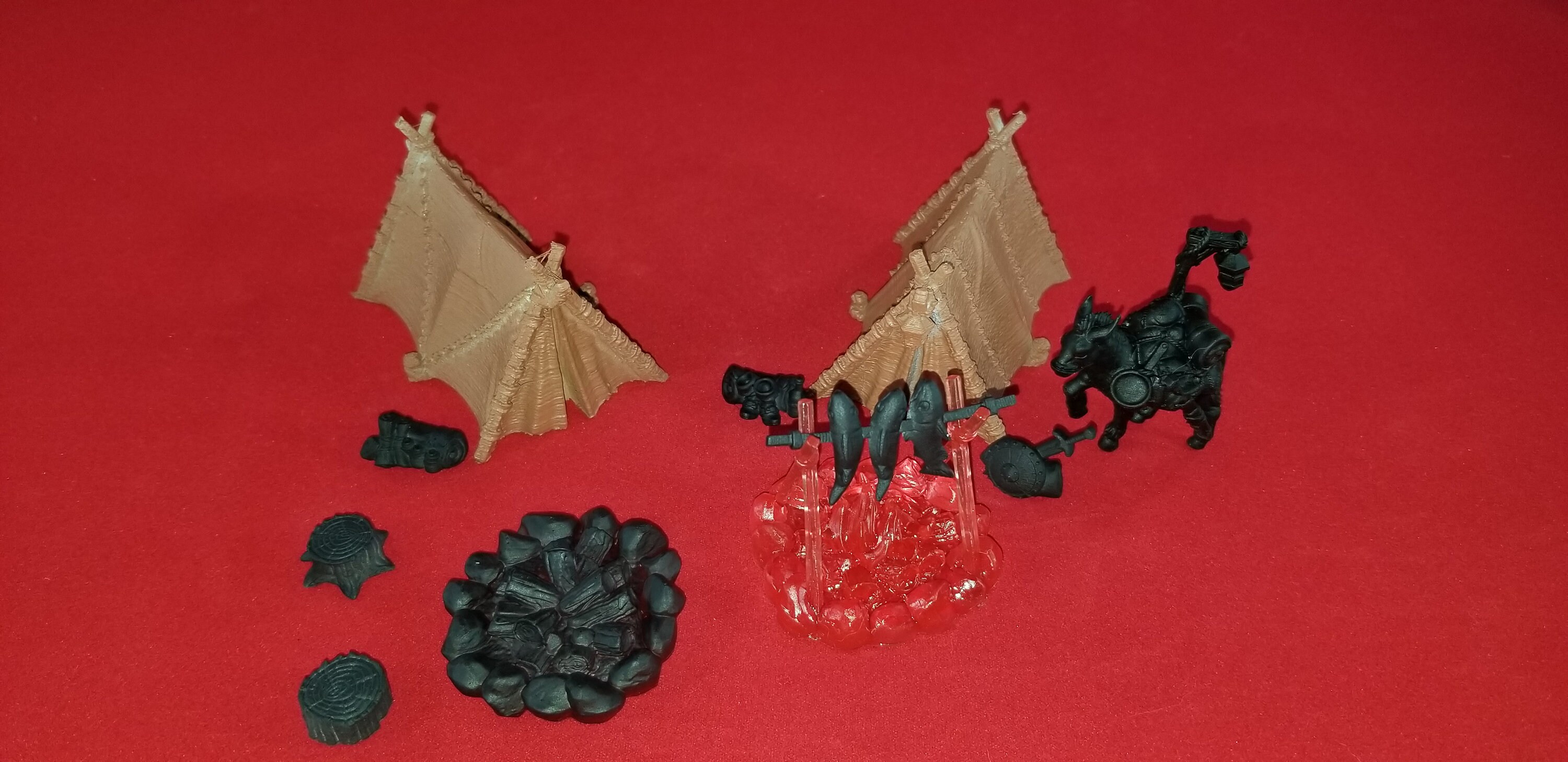 Adventurers' Camp Terrain RPG Minis for Dungeons & | Etsy