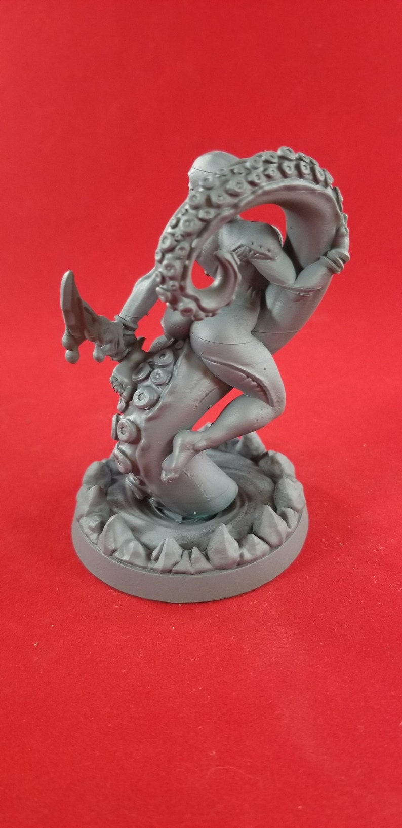 Zixrya The Sexy Pinup Deep One Cthulhu 100mm Deep One Resin Etsy