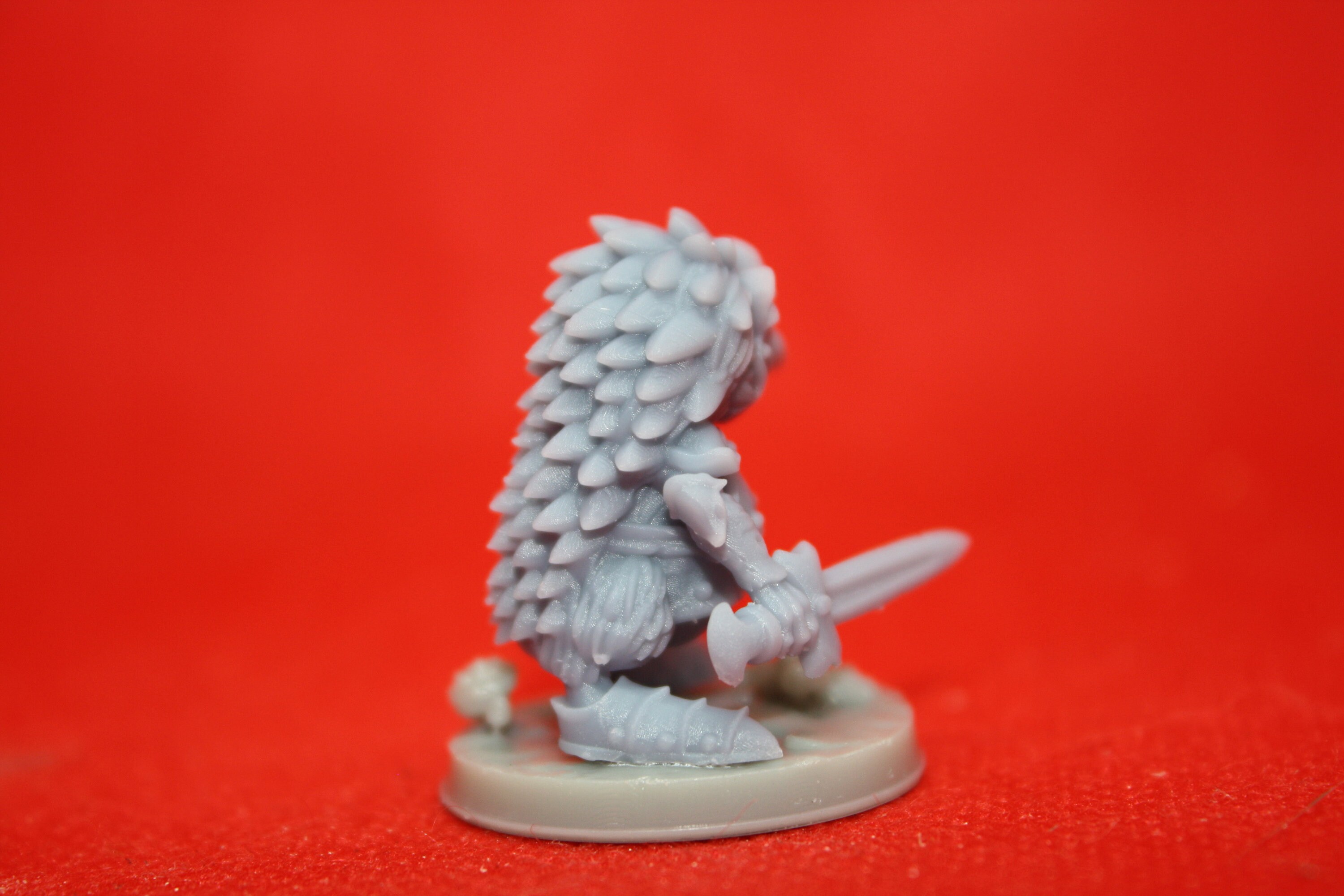 28mm Hedgehog Fighters Miniatures Set of 3 for Dungeons and | Etsy