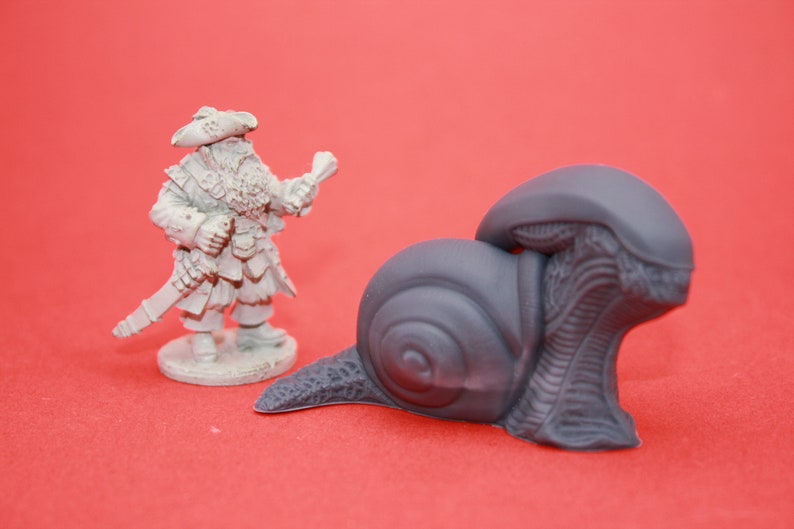 Giant Alien Snail- Resin Miniature - Dungeons and Dragons - Pathfinder ...