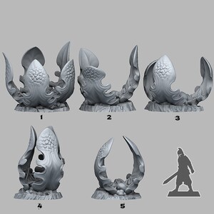 Carnivorous Glue Plants Terrain Set of 5 Dungeons and Dragons ...