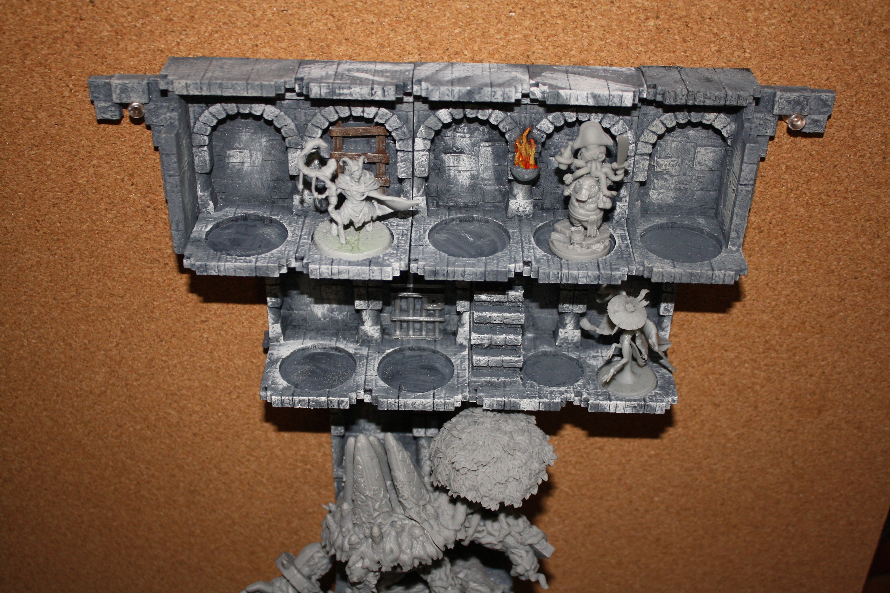 Wallhalla II Modular Miniature Display Shelves Dangerous Dungeons Core ...