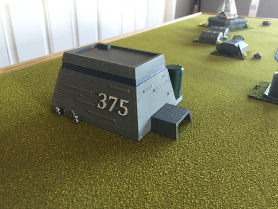 Imperial Reactor 375 for Star Wars X-wing Miniature Terrain, 3D Printed ...