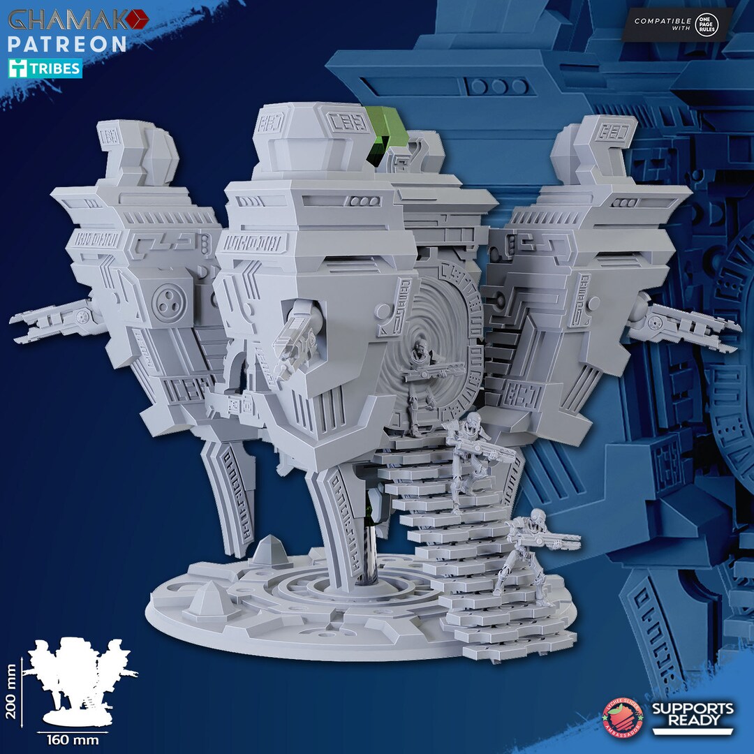 Void Stone, 2 Configurations, 160mm Base - Ghamak 3D Printed 32 MM ...