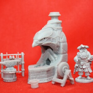 Fantasy Props Blacksmith Forge Dungeons and Dragons, Pathfinder ...