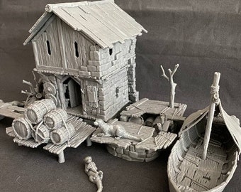 Swamp Shack Door and Window Set Swamp of Sorrows Pathfinder Dungeons ...