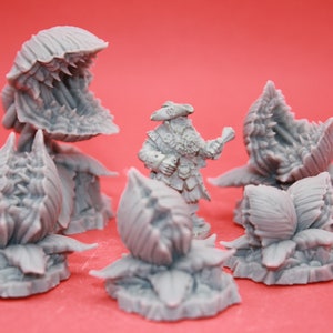 Massive Carnivorous Plants Terrain Set of 5 Dungeons and Dragons ...