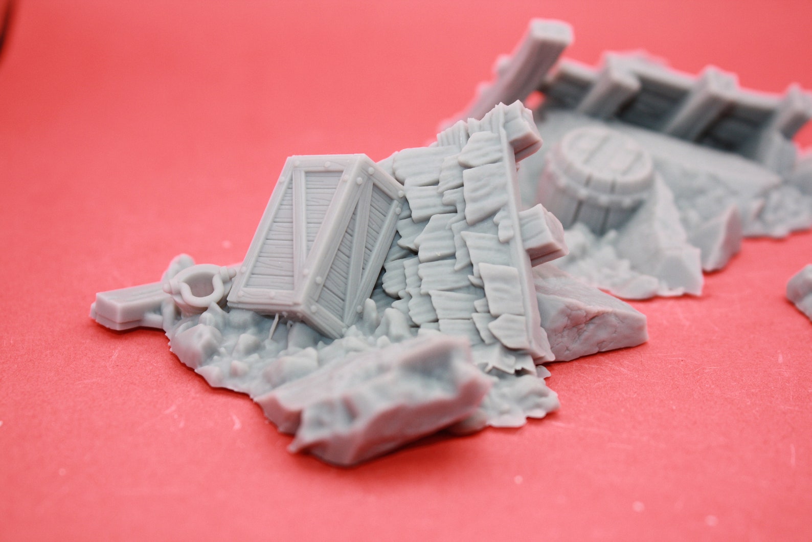 Urban Rubble Piles, Resin 28mm Tabletop Terrain (set of 6) - Etsy